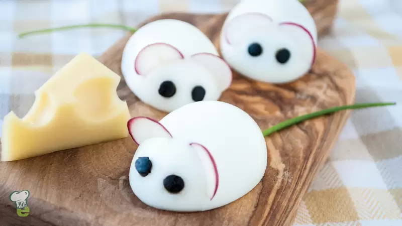 Heart Healthy Egg Mice Snack Recipe