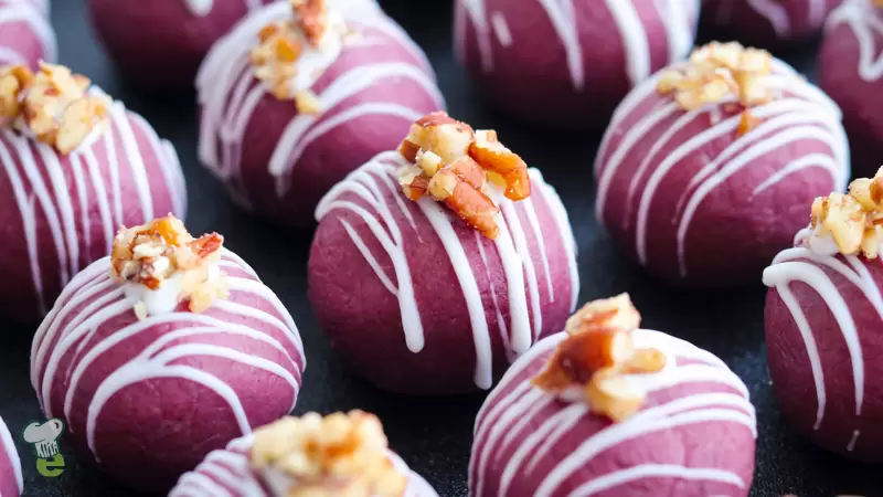 Heart Healthy Purple Sweet Potato Bites Recipe