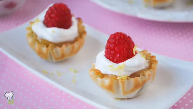 Heart Healthy Lemon Raspberry Tartlets Recipe