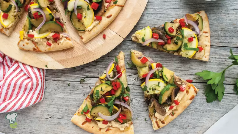 Heart Healthy Veggie Pizza Recipe