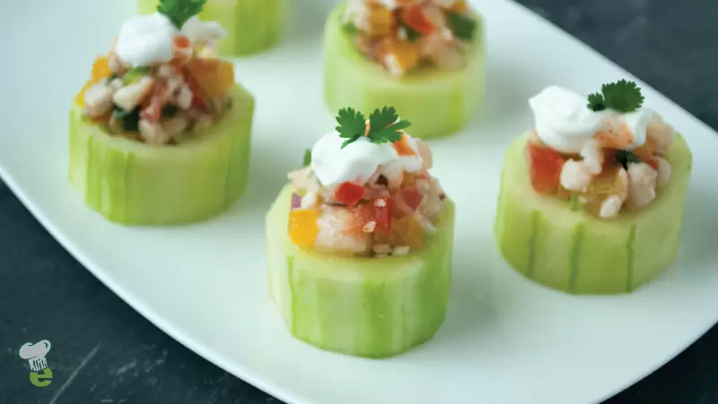Heart Healthy Cucumber Cups Recipe