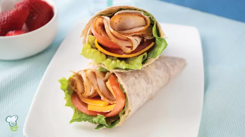 Heart Healthy Turkey Wraps Recipe