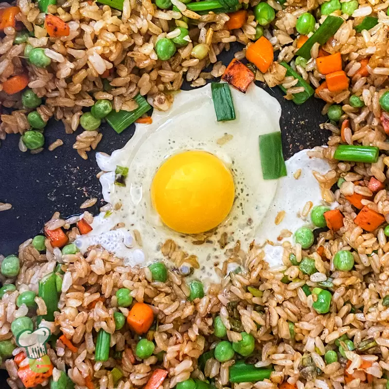 Heart Healthy Stir-Fried Rice