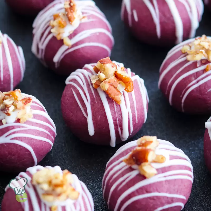 Heart Healthy Purple Sweet Potato Bites