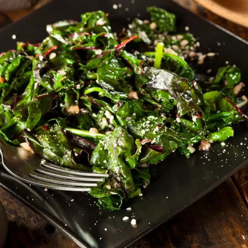 Sautéed Mixed Greens | Heart Healthy Side Dish