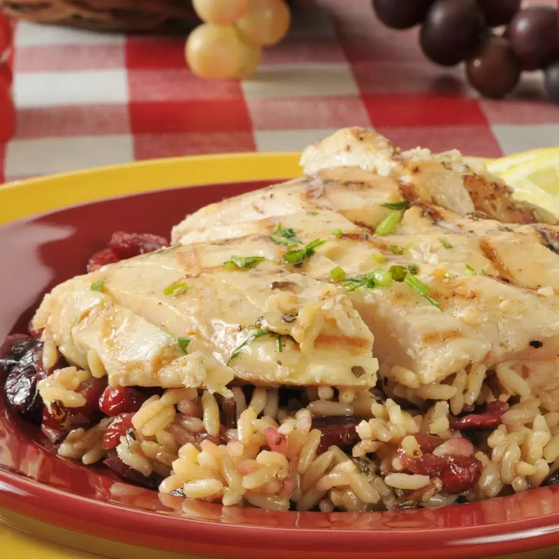 Healthy Chicken and Brown Rice Casserole | Low Fat Low Cholesterol