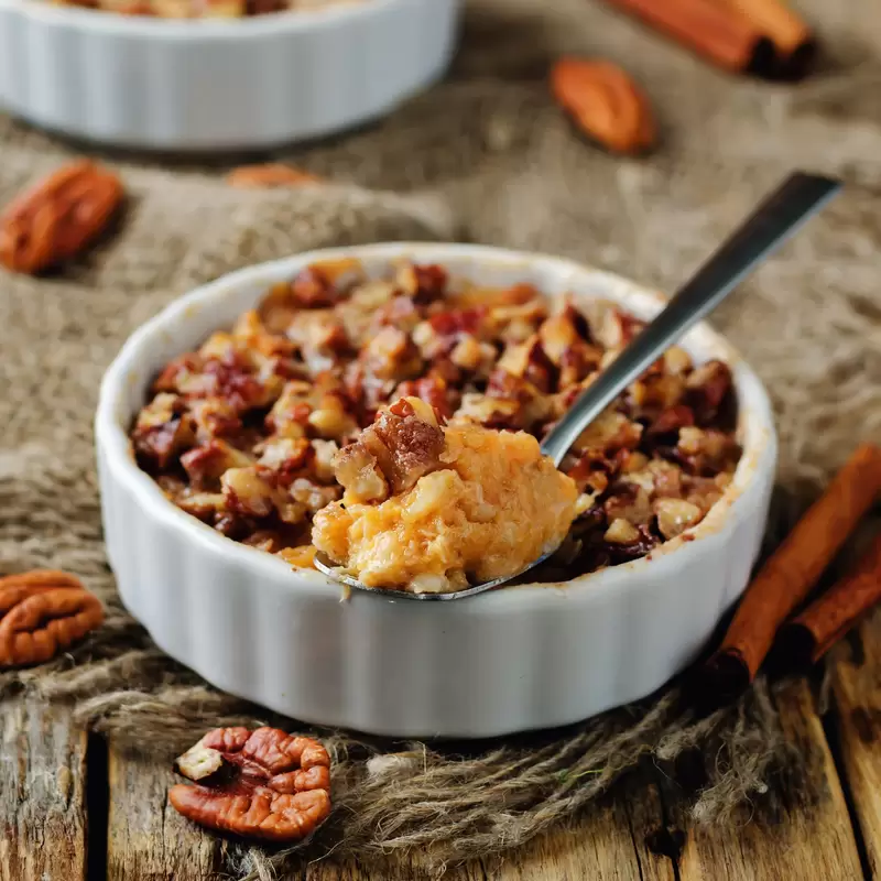 Heart Healthy Sweet Potato Casserole | Low Sodium Side Dish