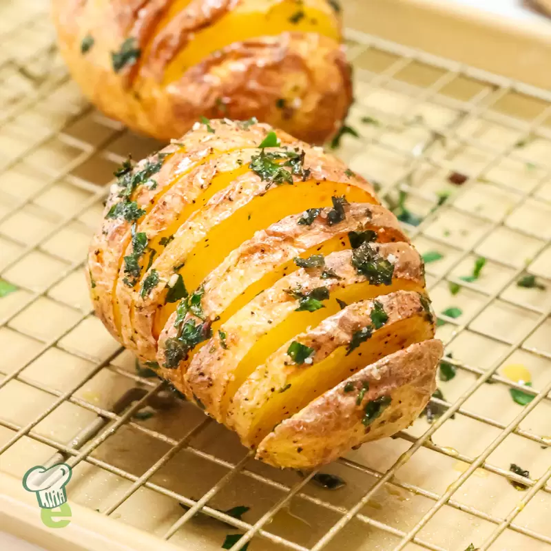 Heart-Healthy Hasselback Potatoes | Low Sodium Recipe