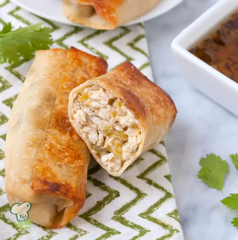 Heart-Healthy Chicken Egg Rolls Recipe | Baked Not Fried