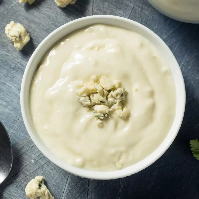 Healthy Blue Cheese Dressing | Low Fat Salad Dressing