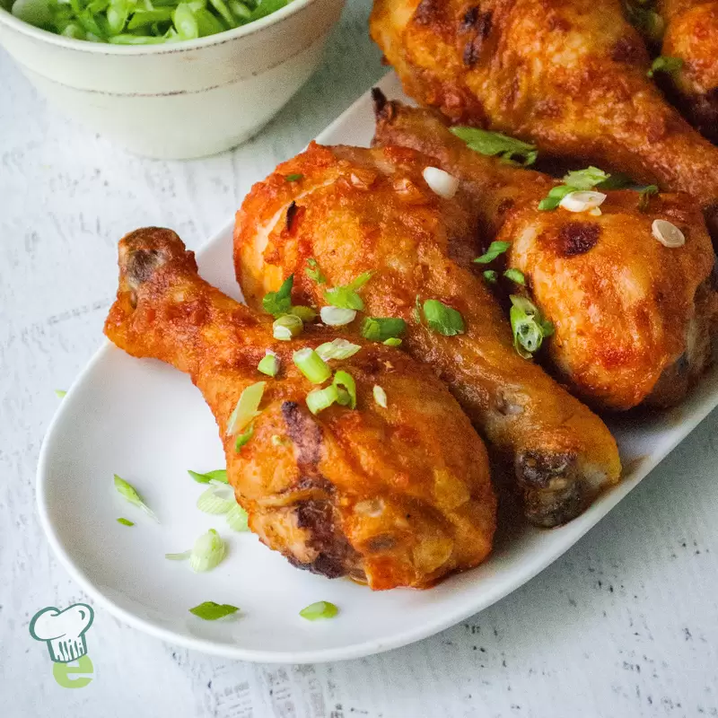 Hot Honey Glazed Chicken Legs | Low Calorie High Protein