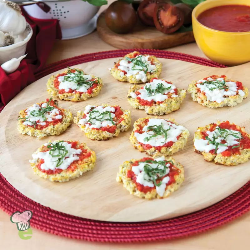 Heart Healthy Mini Cauliflower Pizzas